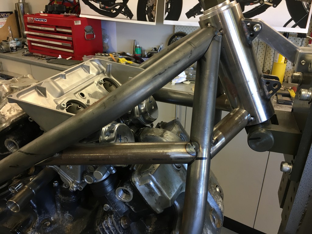 Chassis Construction Continues… | Honda FWS1000 Replica